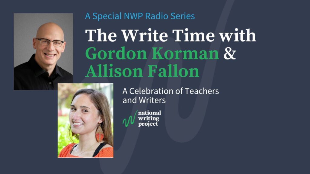 The Write Time with Author Gordon Korman and Educator Allison Fallon ...