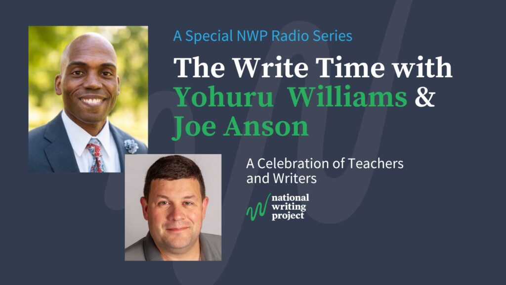 The Write Time with Author Yohuru Williams and Educator Joe Anson ...